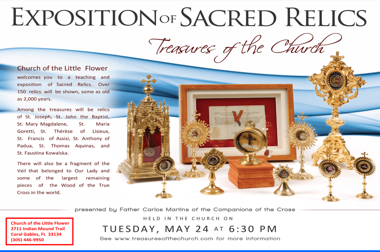 Treasures of the Church Relics Exhibit Coming on May 24th! – Church of ...